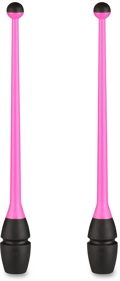 Булавы для художественной гимнастики Indigo In018-pb, длина 41 см, каучук, вставляющиеся (41 см)