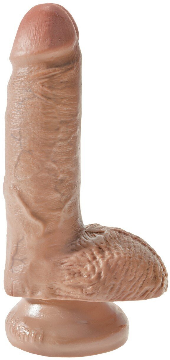 Фаллоимитатор-мулат с мошонкой 7 Cock with Balls 19,4 см Pipedream