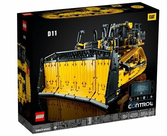 Конструктор LEGO Technic Бульдозер Cat D11 на пульте управления (LEGO 42131)