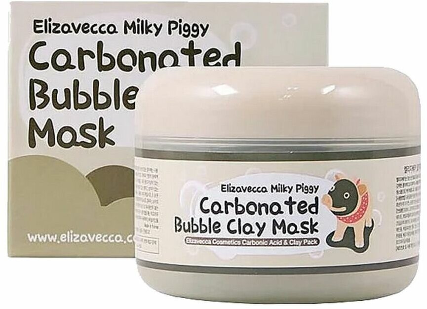 Elizavecca Маска для лица глиняно-пузырьковая / Carbonated Bubble Clay Mask, 100 мл