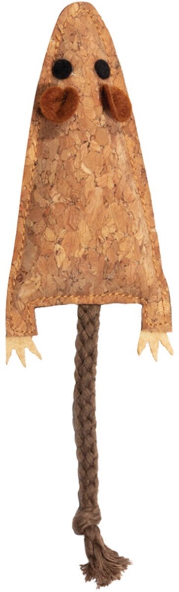 Игрушка для кошек Triol Мышка с хвостиком пробка 17,5 см (1 шт)