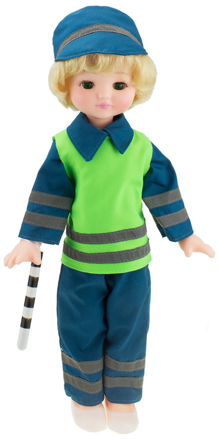 Мир Кукол. Кукла арт. ЛЕН45-29 Инспектор ДПС Василий 45 см