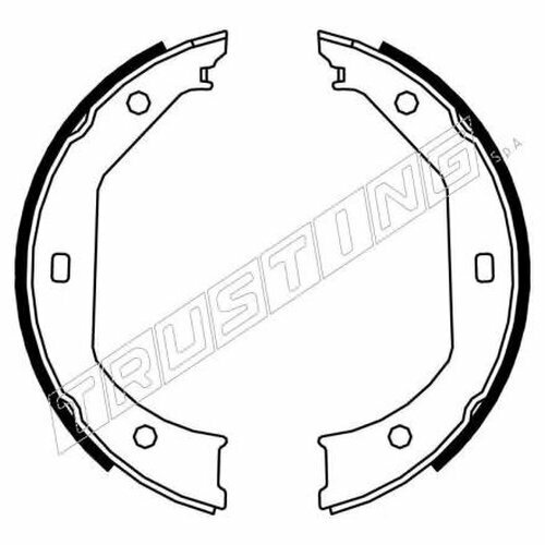 Комплект колодкок стояночного тормоза Trusting 019027 для BMW 1 серия E81, E82, E87, E88, 3 серия E46, E90, E91, E92, E93, F30, F80, F31, F34,
