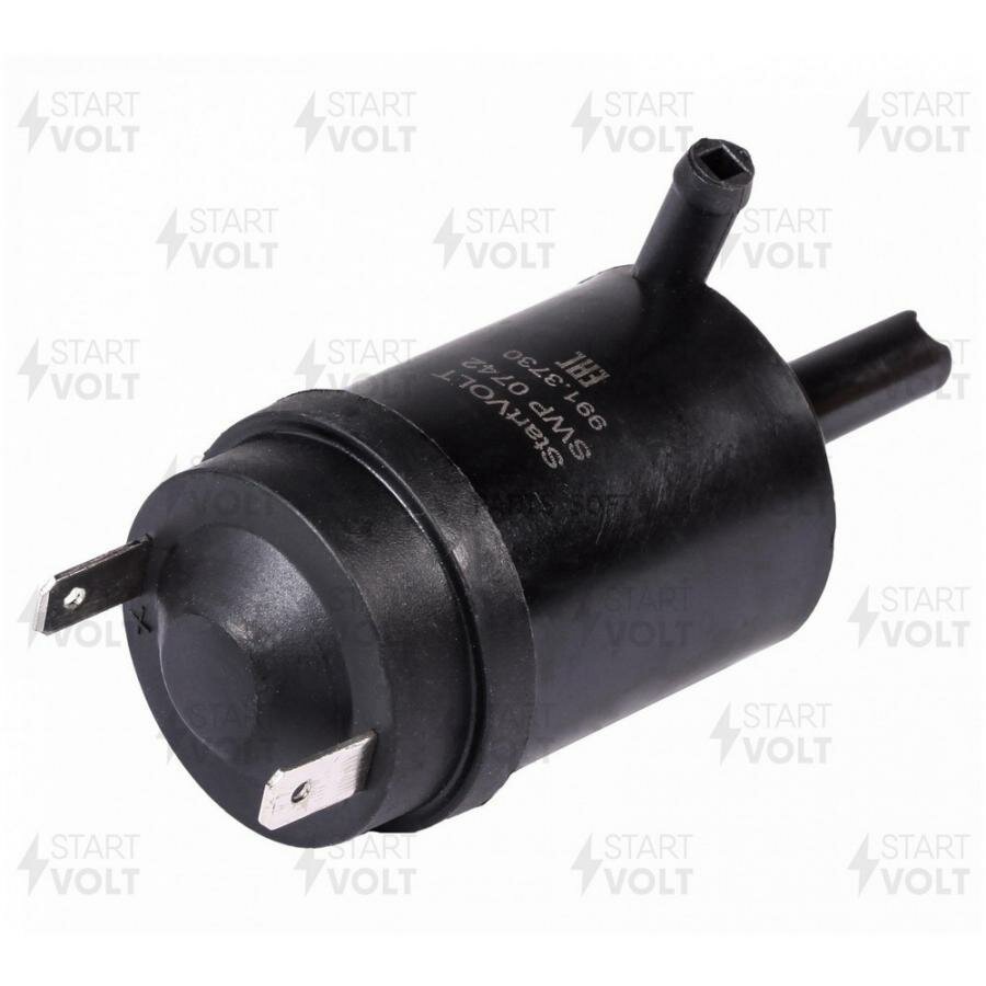 SWP0742 STARTVOLT Мотор омывателя камазмаз (2.5 ATM, 24В) (контакты по краям) н/о (STARTVOLT)