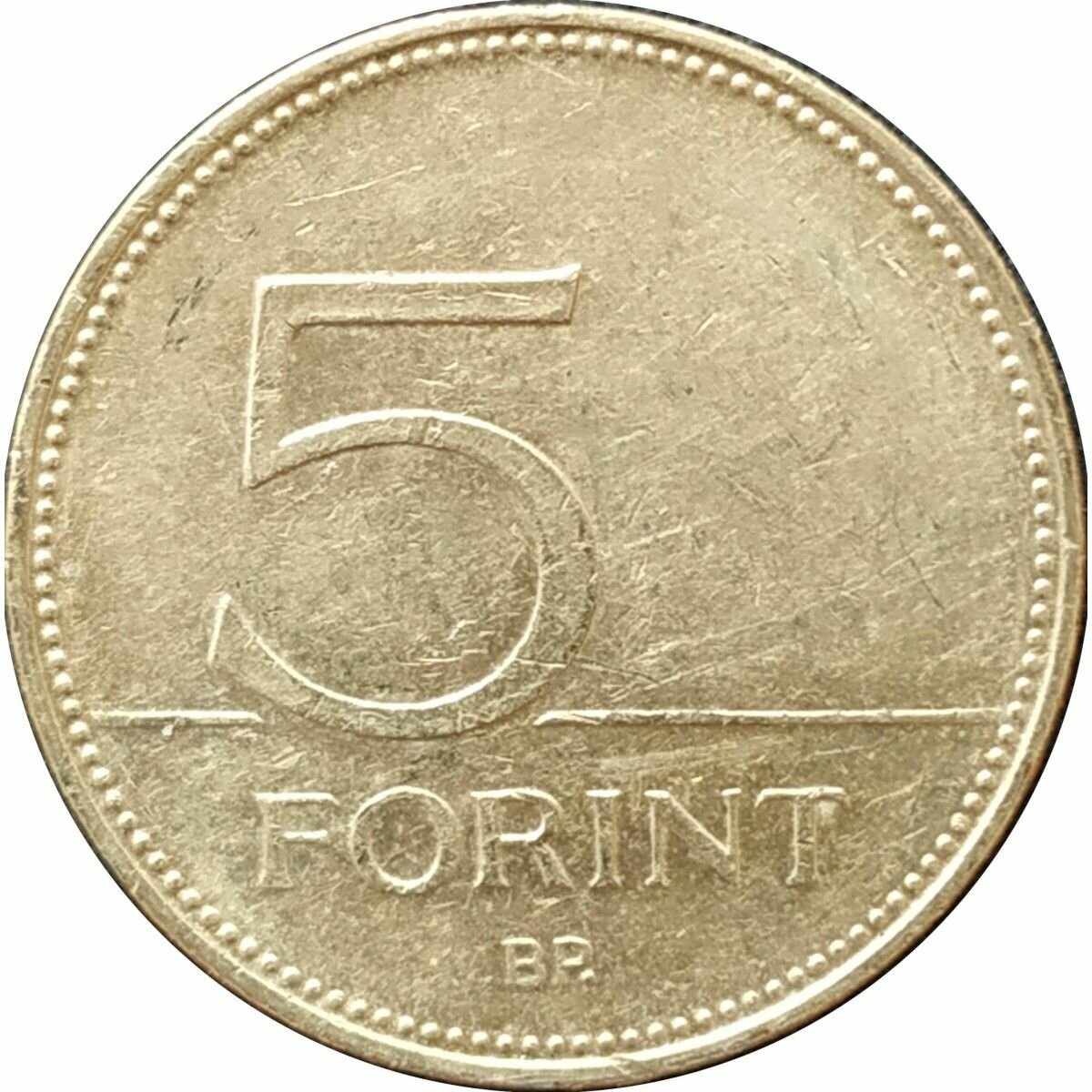 5 форинтов 2012 Венгрия из оборота