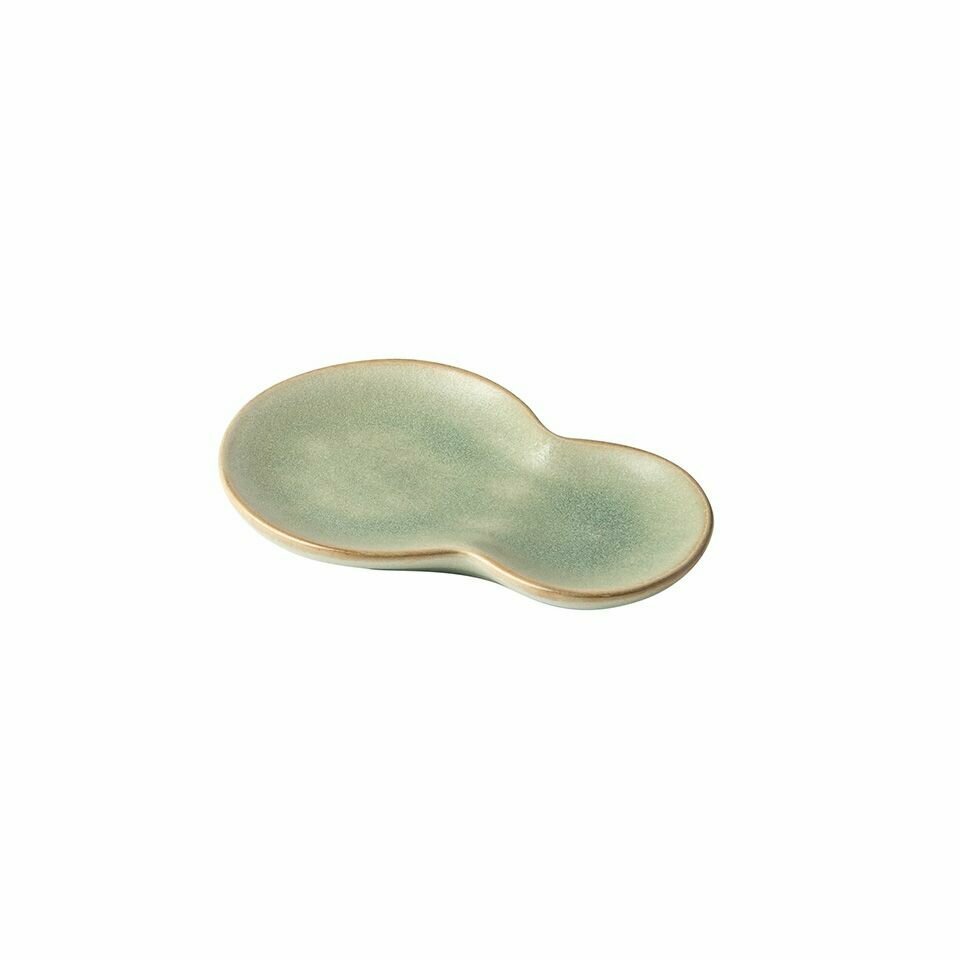 Тарелка ROOMERS TABLEWARE Isamu, 10 см, каменная керамика, цвет бирюзовый (L9248-CU)