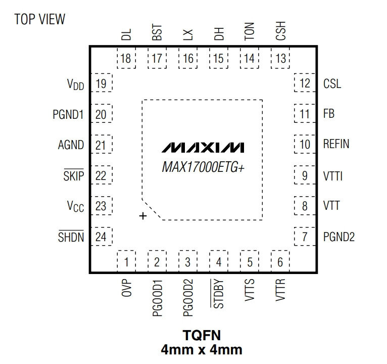 Микросхема MAX17000