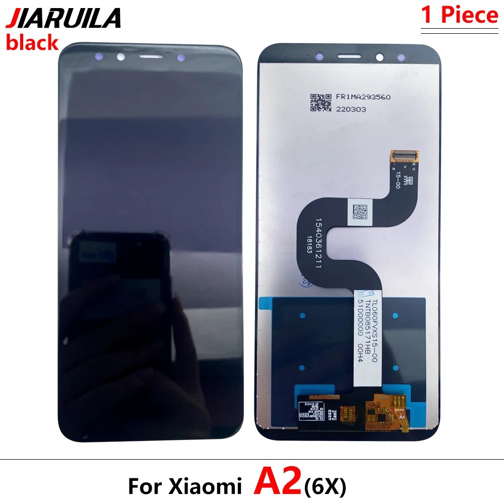 ЖК-экран для Xiaomi Mi A2 A1 A3 Lite с сенсорным экраном и дигитайзером в сборе для Xiaomi 6X M1804D2SG 5X ЖК-экран Mi A2 Black