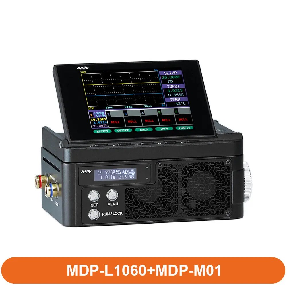 Электронная нагрузка MINIWARE MDP-L1060+MDP-M01
