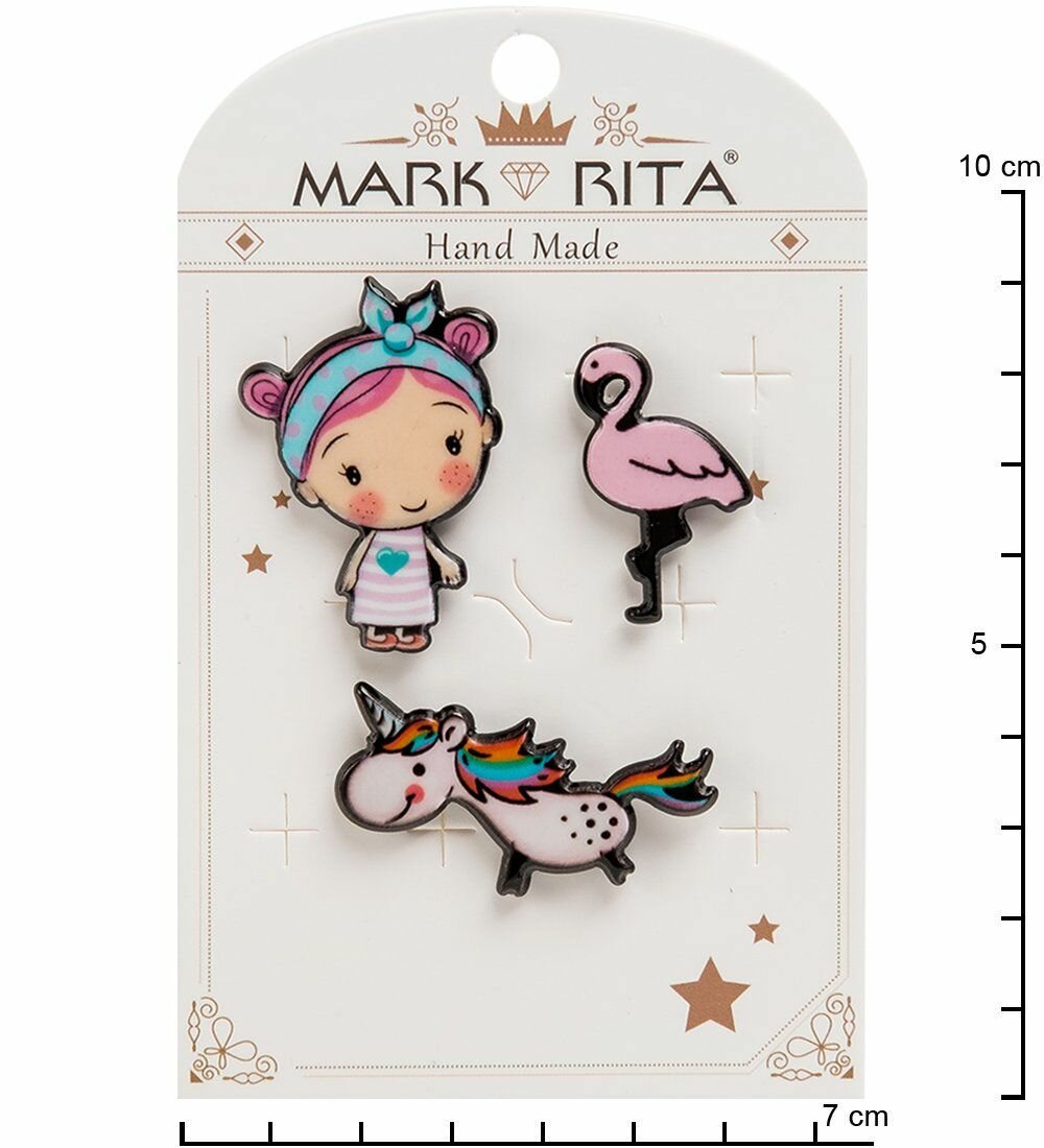 Комплект брошей