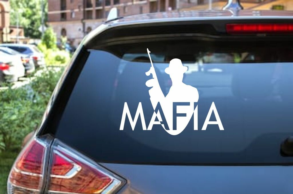 Наклейка виниловая Mafia, Мафия №6, А3