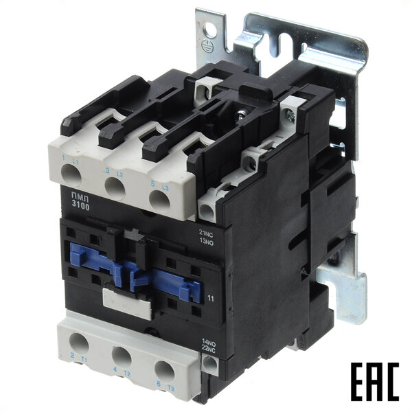 Пускатель магнитный ПМЛ 3100 220В 40А 1з+1р IP00 без реле Электротехник