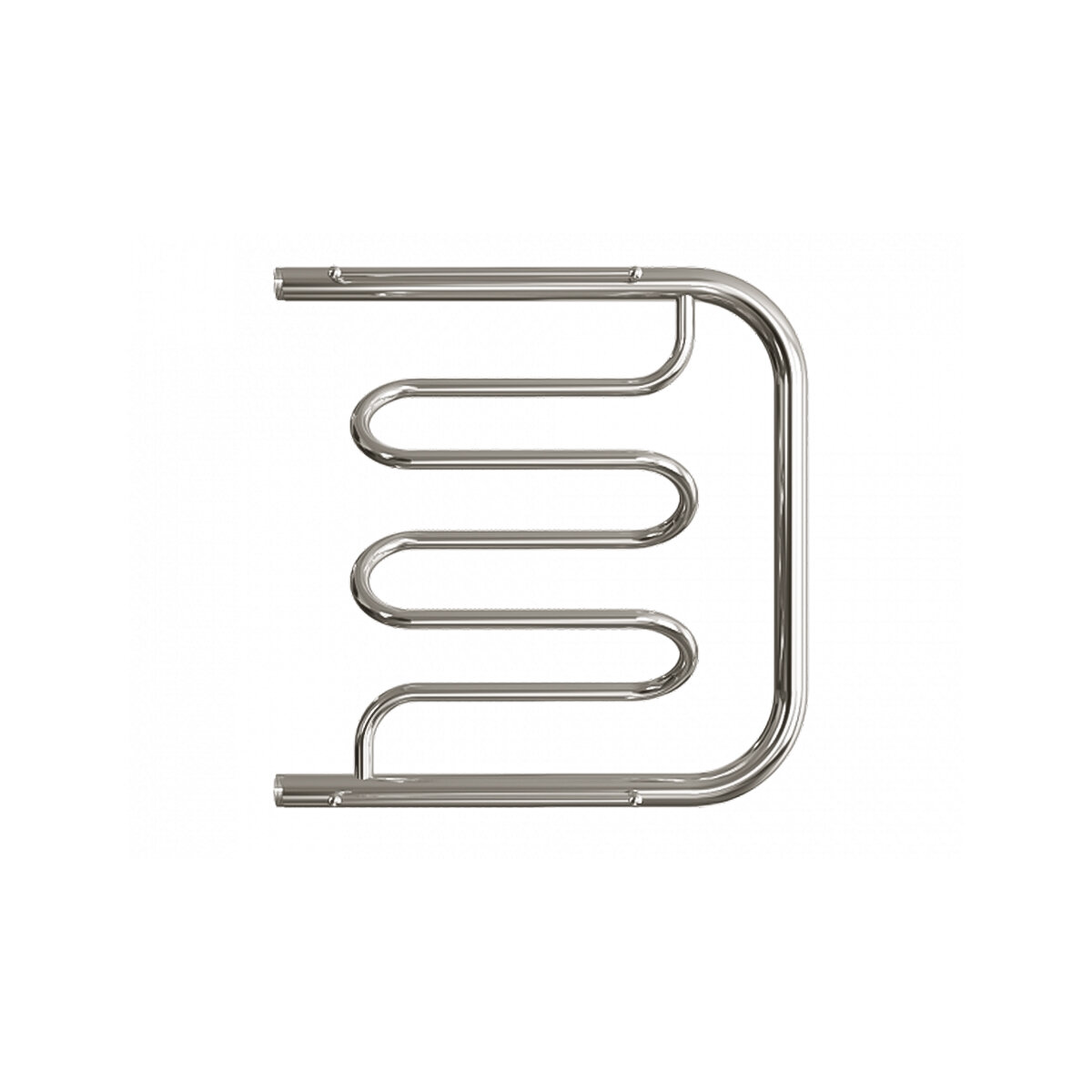 Водяной полотенцесушитель "Двин D" с полочкой 60x70 1" без креплений