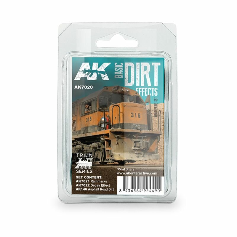 Набор красок AK Interactive Basic Dirt Effects Weathering Set