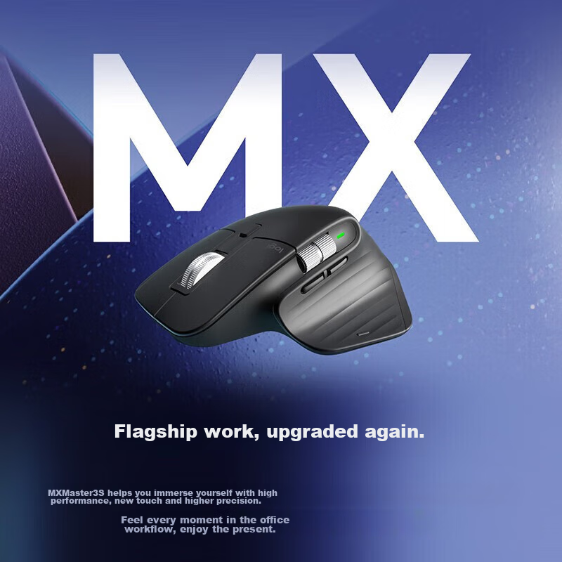Беспроводная мышь Logitech MX Master 3S с приемником, Graphite black