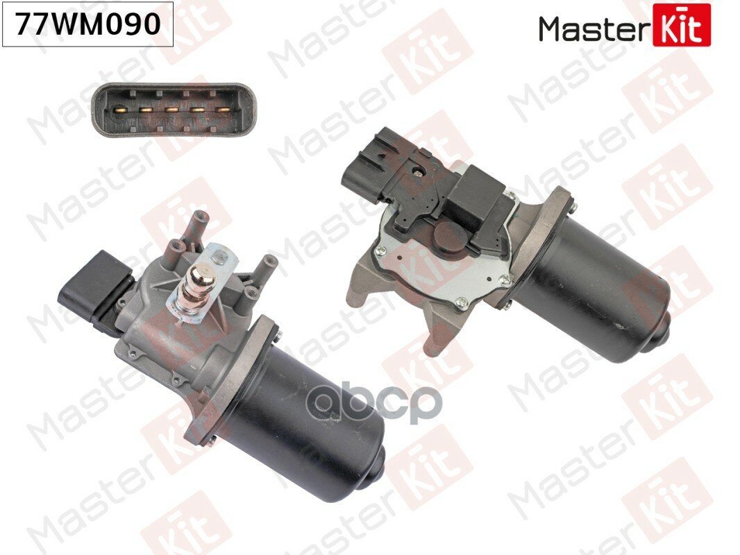 Мотор стеклоочистителя перед. Citroen JUMPER/Fiat DUCATO (250_, 290_)/Peugeot BOXER 2005 - 77WM090 MasterKit арт. 77WM090