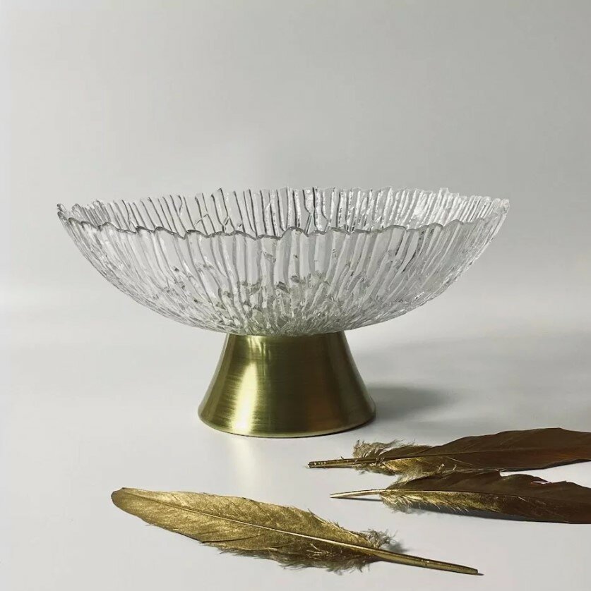 Конфетница на ножке Стекло 200-119 118-200-119