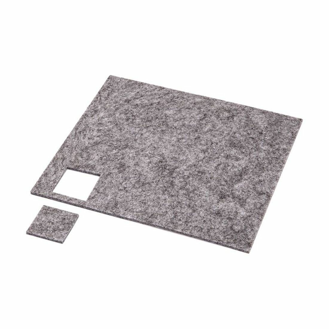 Подкладка самоприлипающая фетровая квадратная 30x30, 25 шт.