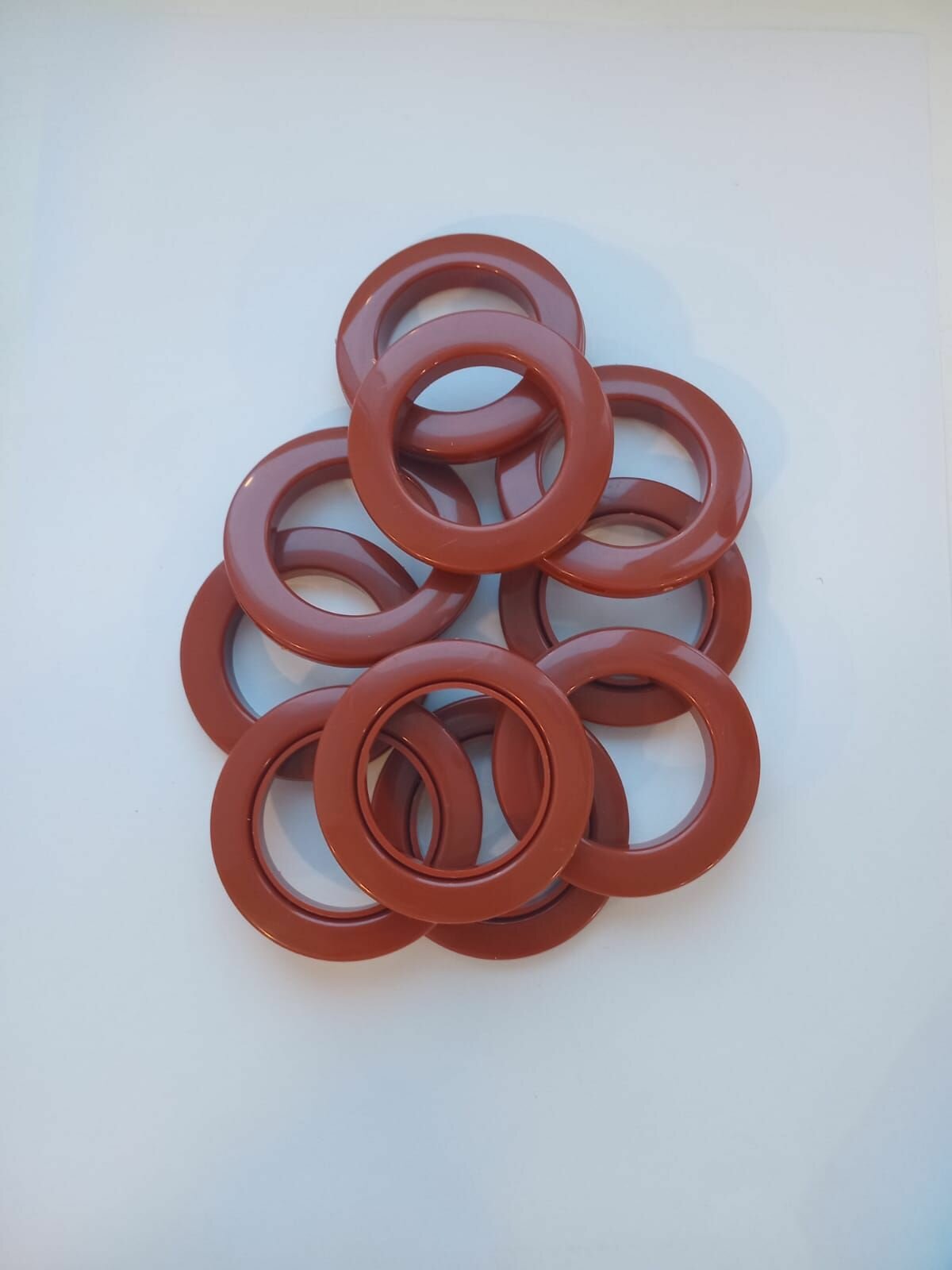 Люверсы 40-42мм Коричневый 10шт/уп 020599