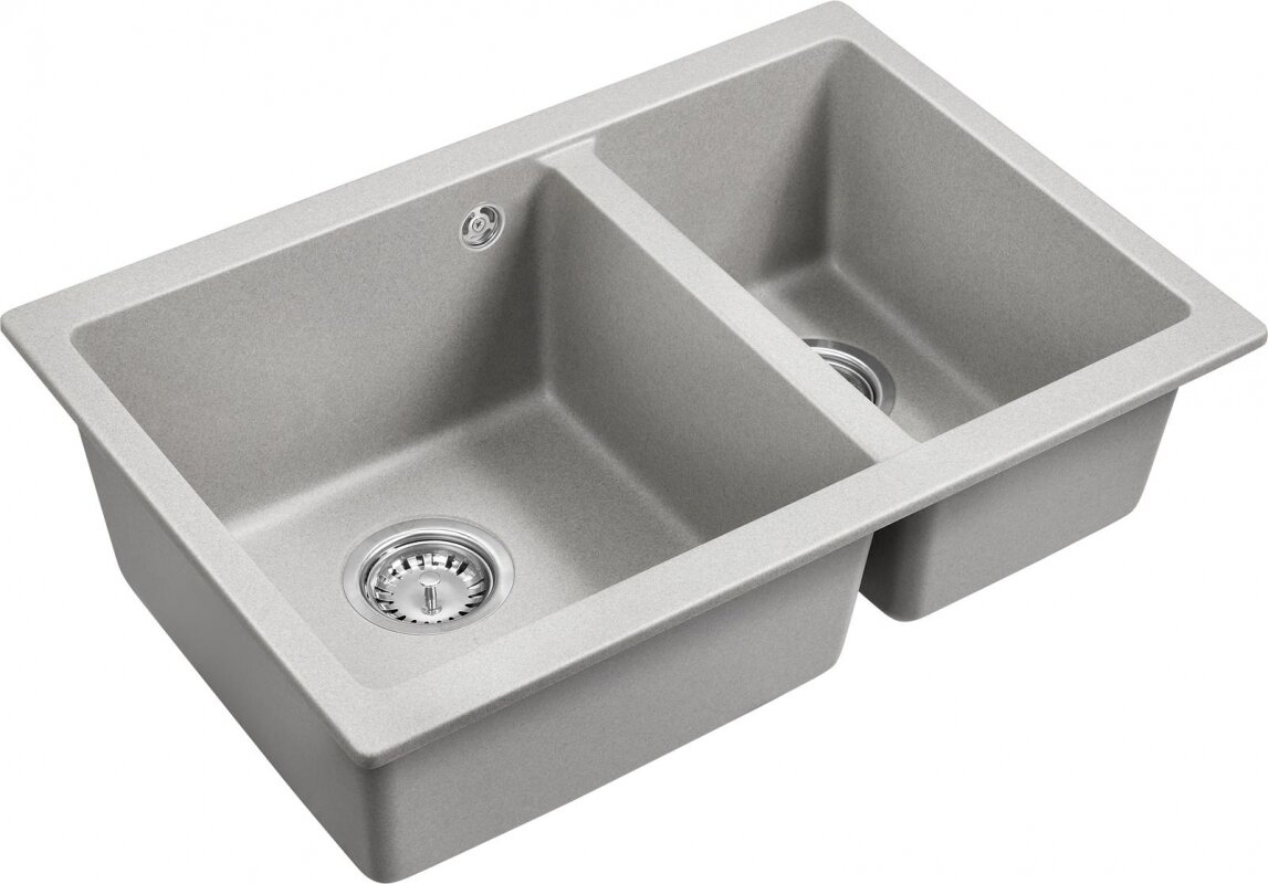 Кухонная мойка (66,5х46) EMAR EMQ-2665. PL Барит