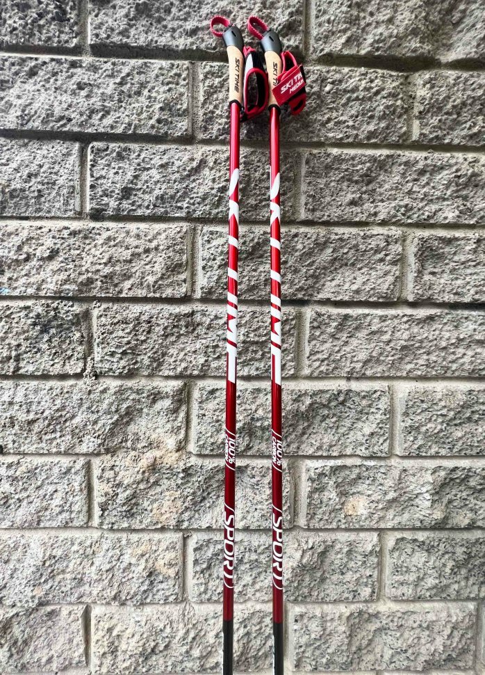 Палки для беговых лыж SKI TIME Sport 100% карбон 150