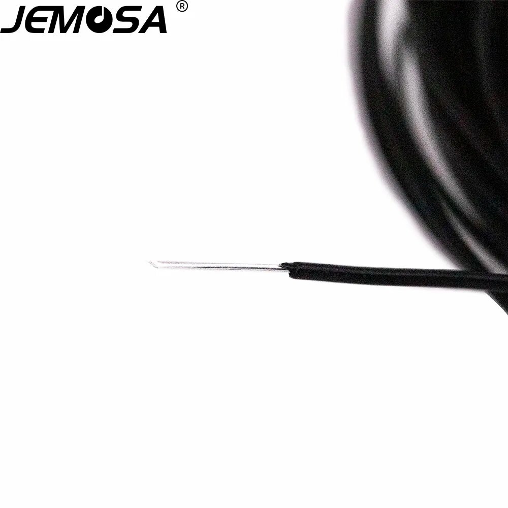 JEMOSA Teflon silver plated wire 0,8 мм BLACK 1 meter