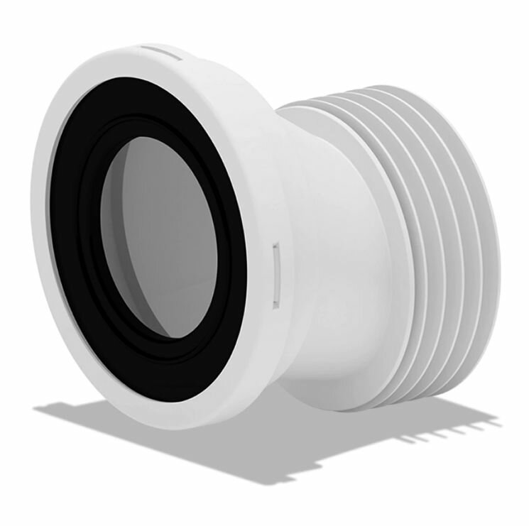 Труба фановая эксцентрик АНИ пласт W0220 20 мм 124 мм 110 мм