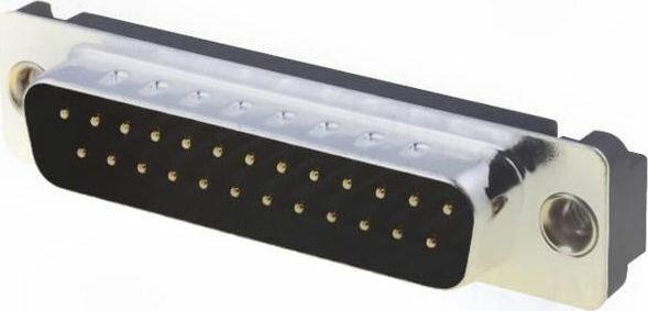 Разъем ADAM DB25-PA-M2 D-Sub PIN 25 гнездо "папа" прямой THT 1шт