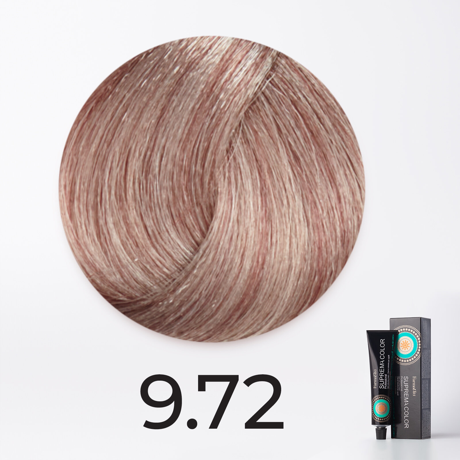 FarmaVita Краситель Suprema Color 9.72 Очень светлый блондин коричнево-перламутровый, 60 мл