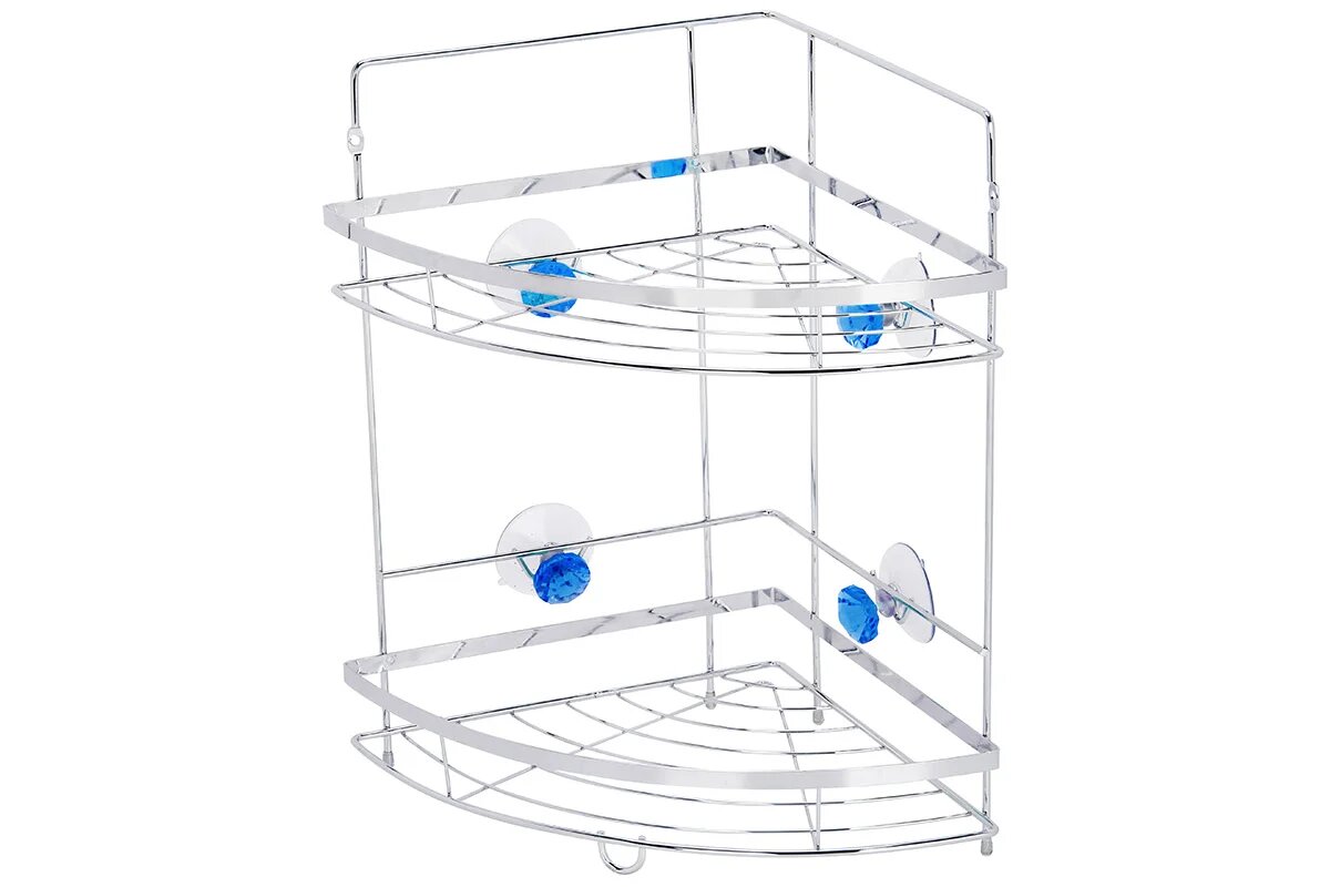 Рыжий кот Угловая двухъярусная полка W2667 Бриллиант310795 - надежный элемент дизайна