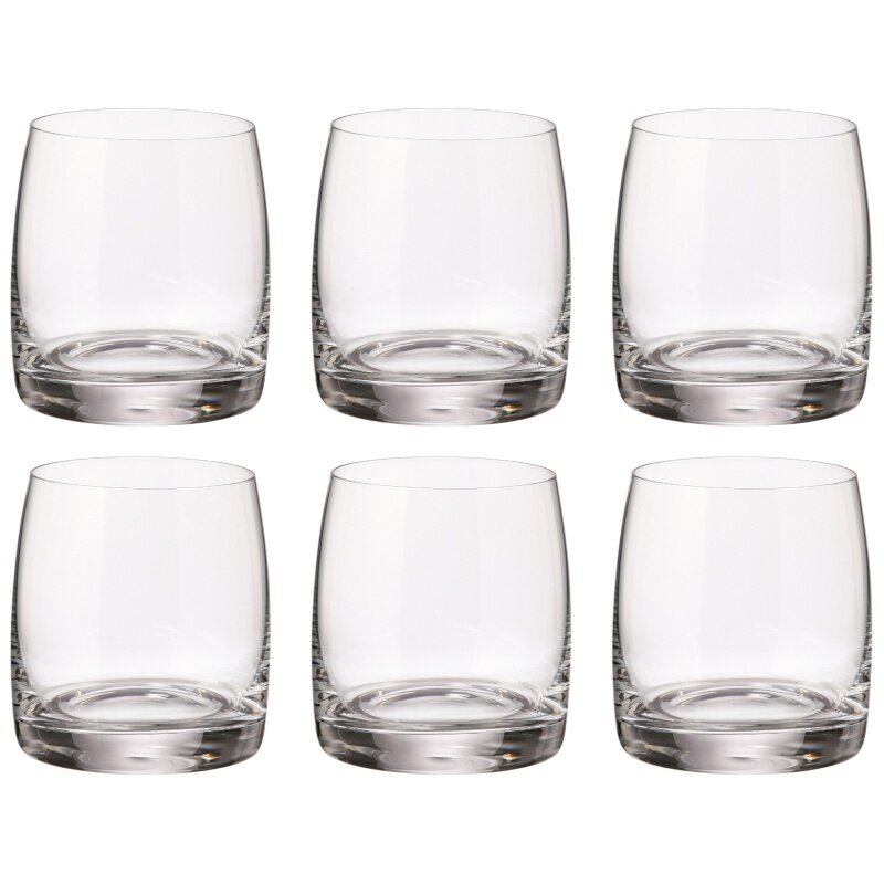 Набор стаканов для виски Crystal Bohemia PAVO, 290 мл, 6 шт, материал стекло (91E/25015/0/00000/290-662)