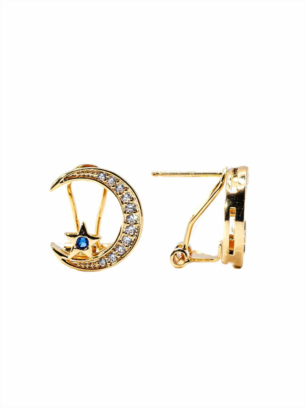 Серьги, шпинель синтетическая