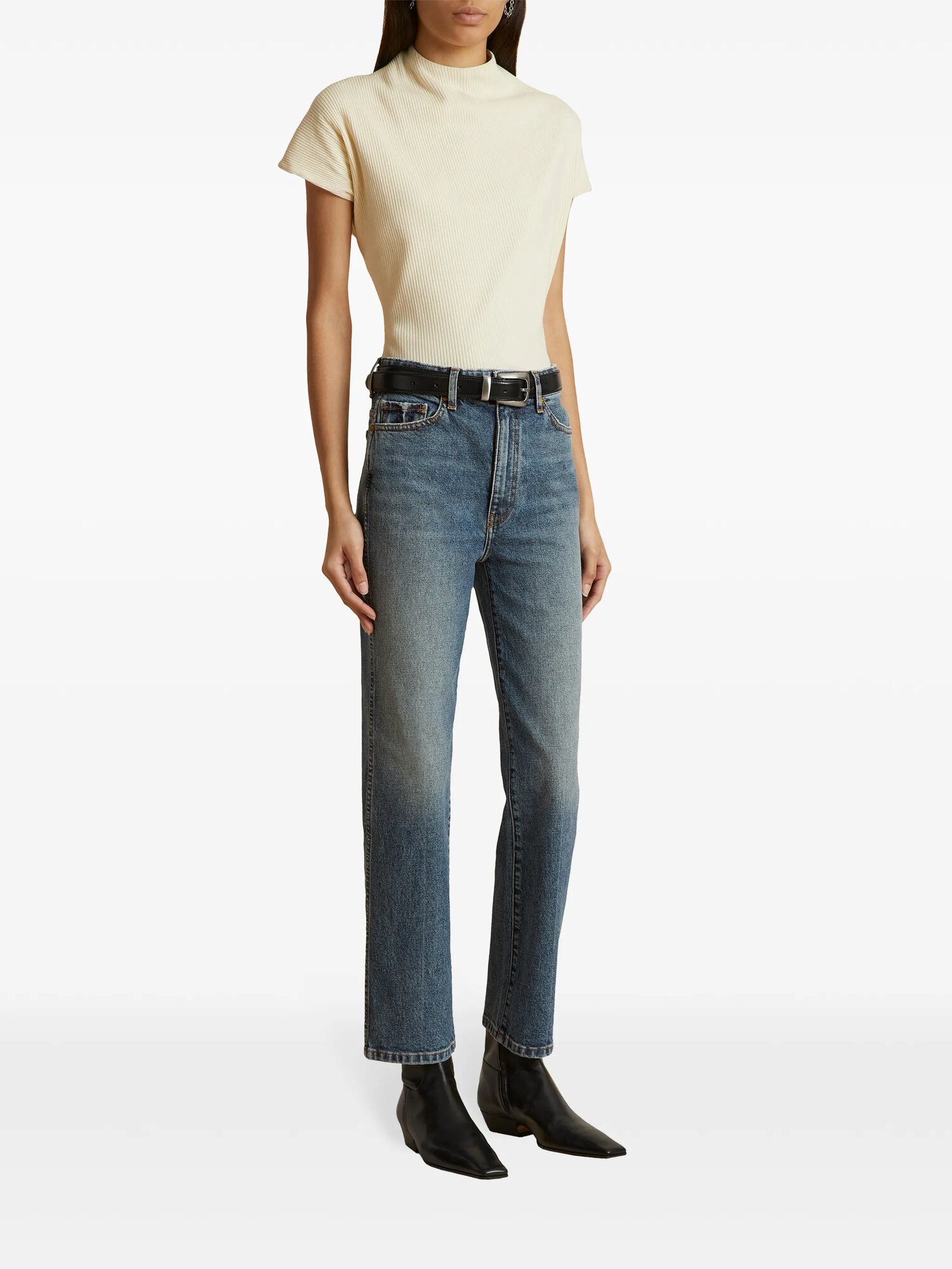 Ботинки Khaite, размер 38,5, черный — фото 1