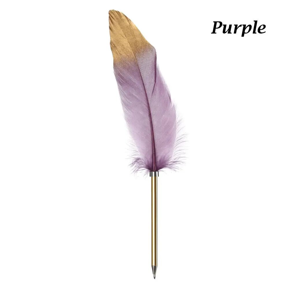 Шариковая ручка с перьями Фиолетовый, A-purple