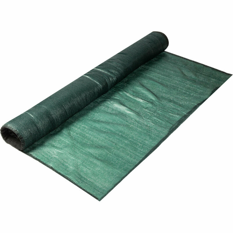 Сетка фасадная затеняющая 75-80% Темно-зеленый 2мх50м, 2210035