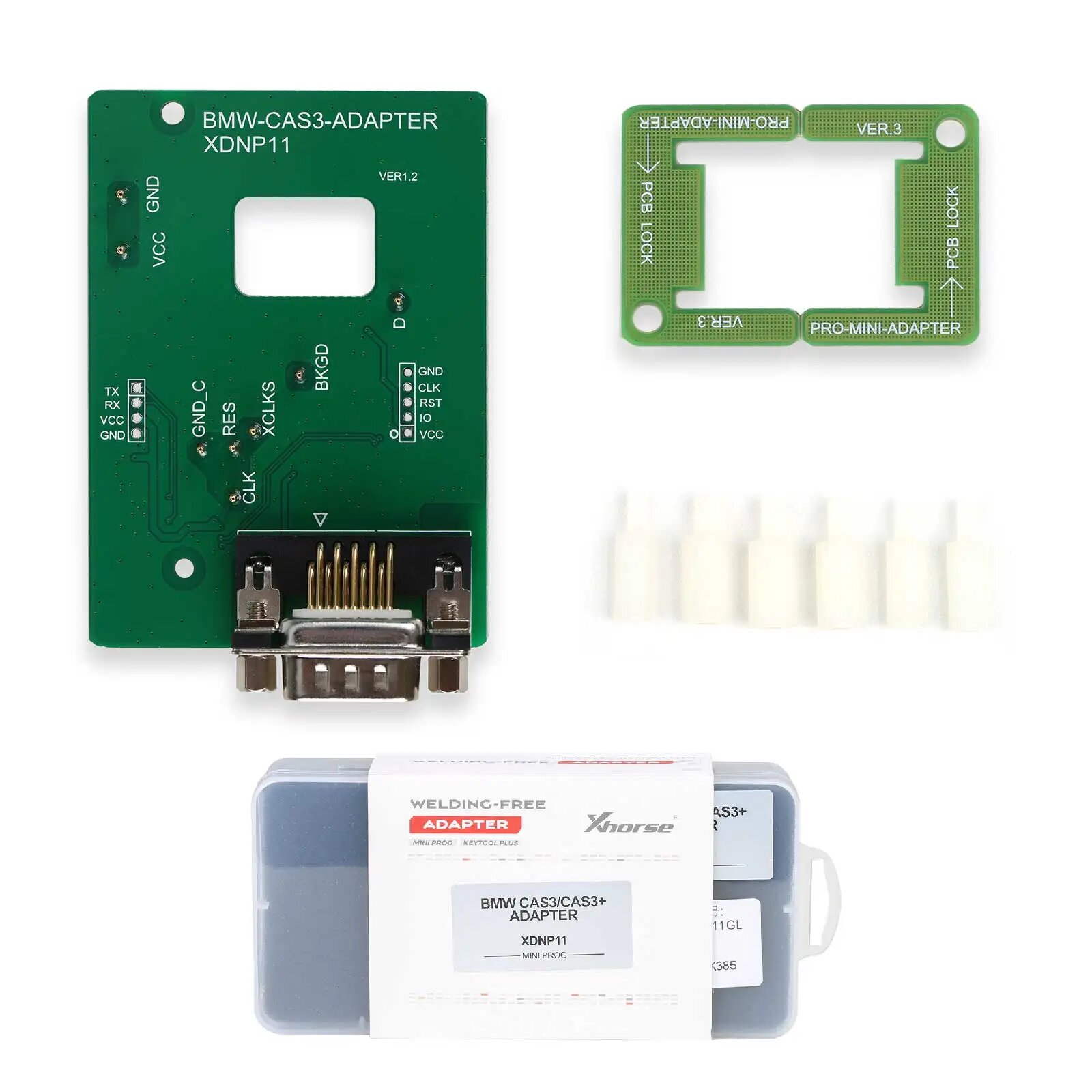 Адаптер Xhorse XDNP11 CAS3/CAS3 + Без припоя для BMW, работает с MINI PROG, KeyTool Plus, VVDI Prog