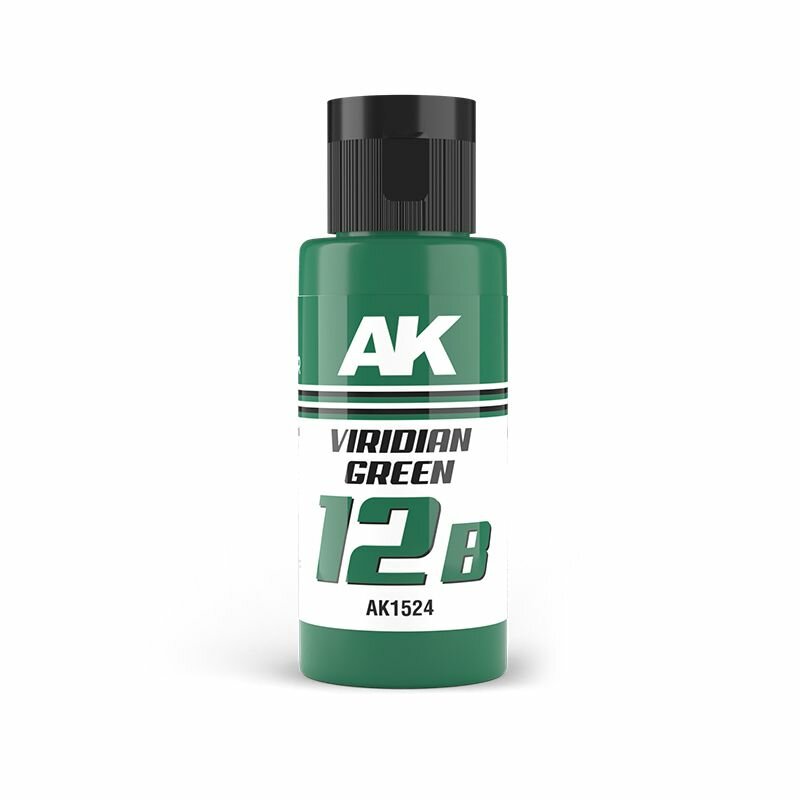 Акриловая краска AK Interactive - 12B - Viridian Green (60мл)
