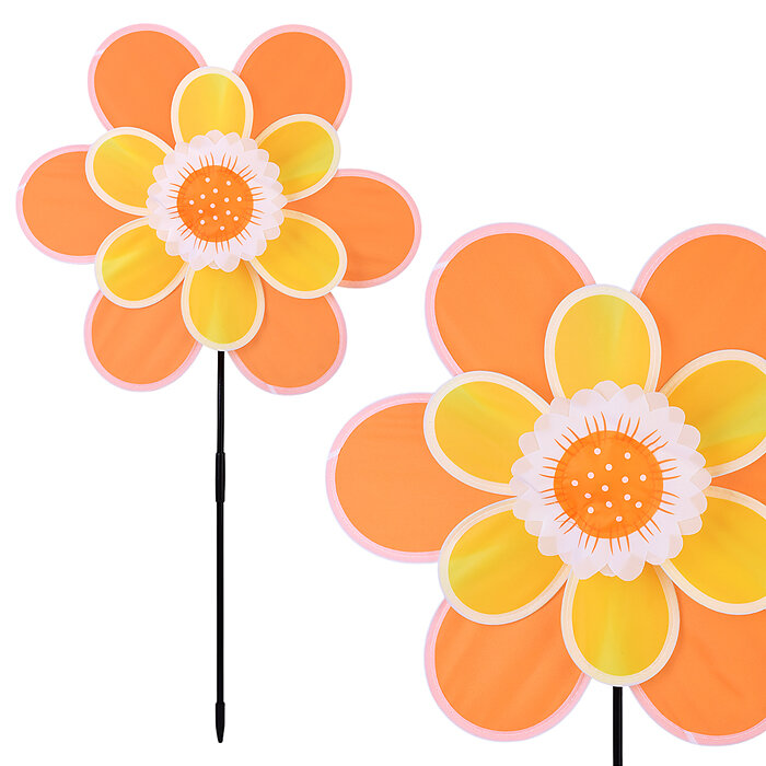 Ветерок 00-5911 "Хризантема", 40х12х76 см, пластик, металл, полиэстер.