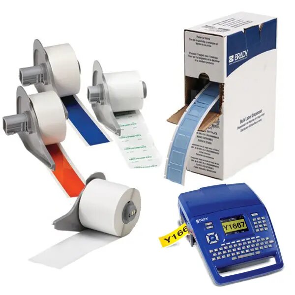 Этикетки Brady M7-31-423, материал b-423, полиэстер, 38.1 х 25.4 мм, белый {brd173346} (упак 250 шт)