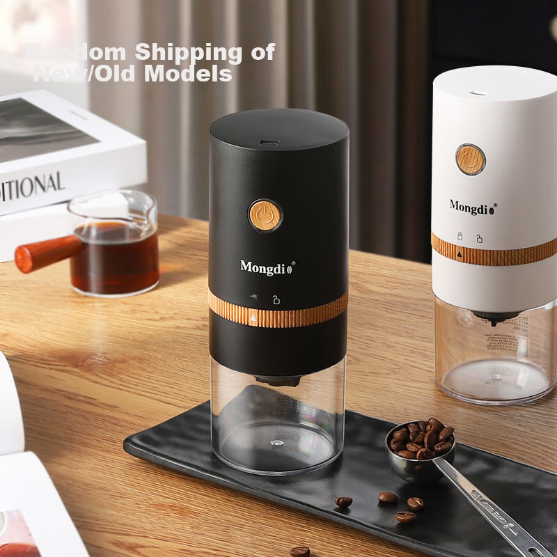 Mongdio Electric Coffee Grinder, Portable Coffee Machine, Automatic Grinding Machine, Coffee Bean Grinder