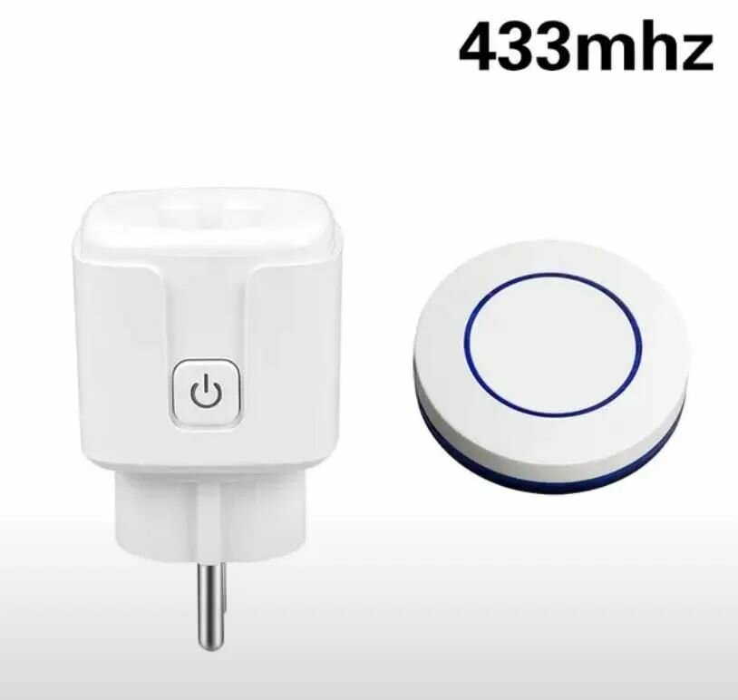 Умная Розетка с кнопкой дистанционного управления