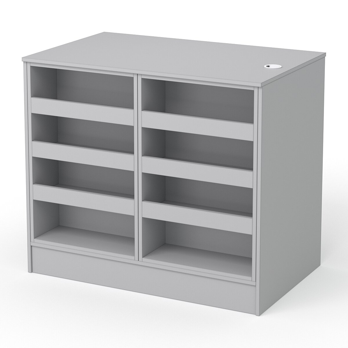 Кассовый стол "ривьера" №1Д, Серый. Производитель товара - компания Westcom.