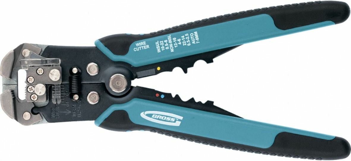 Клещи для зачистки проводов GROSS 0.05-8мм²