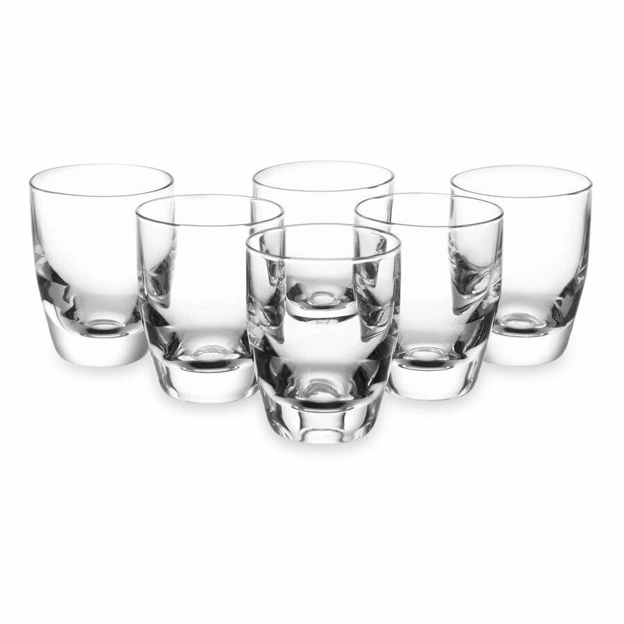 Набор стопок для водки Krosno Рэй 50 мл, 6 шт, стекло, п/к