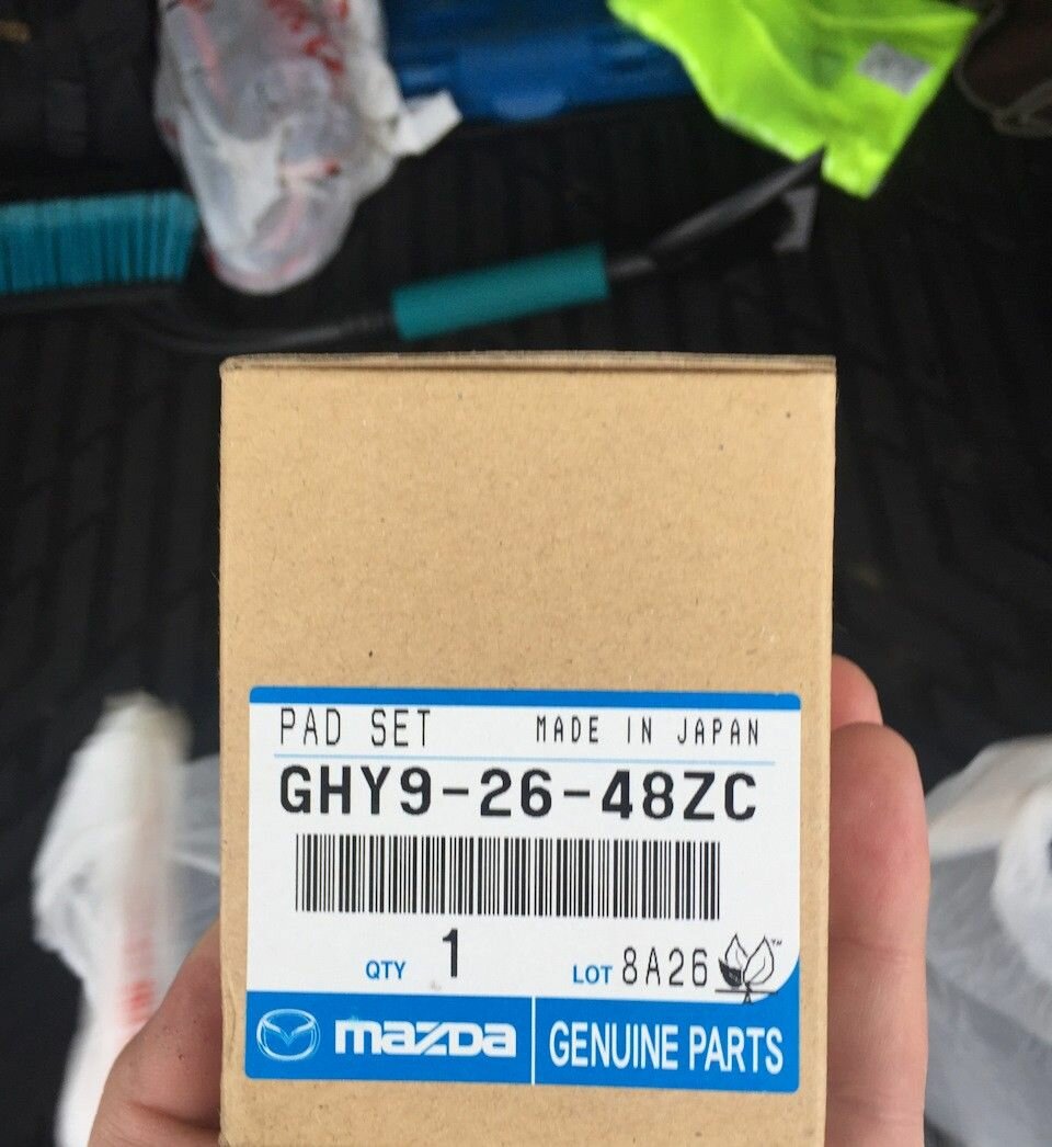 Колодки тормозные задние GHY92648ZC Mazda 6 GJ / Мазда