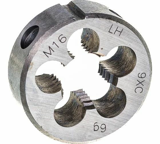 Плашка М 16х2,0 левая /LH/ круглая для метрической резьбы, класс точности 6g, сталь 9хс, гост 9740-71