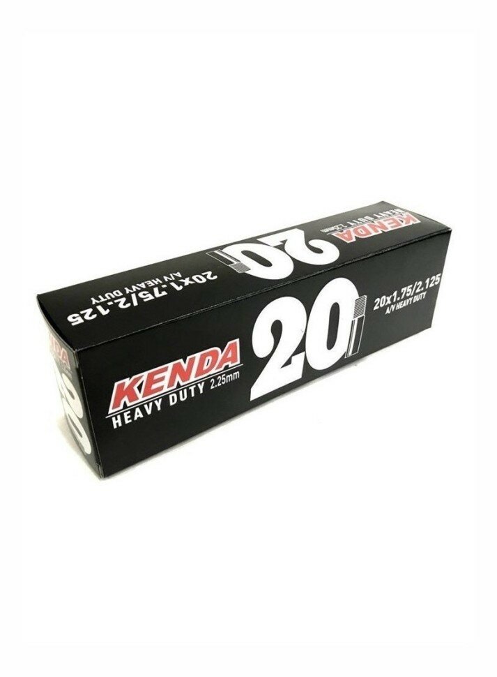 Велокамера Kenda 20x1.75-2.125" A/V Heavy Duty, для BMX, толщина стенки 2.25 мм