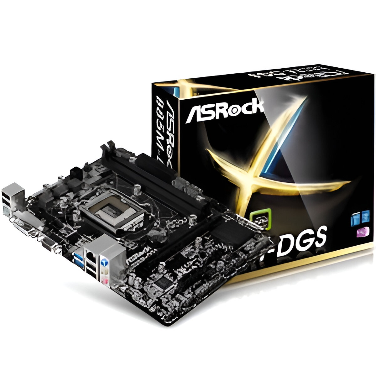 Материнская плата ASRock B85M-DGS (LGA1150/B85/2xDDR3/1xPCI-Ex16/1xPCI-Ex1/SB5.1/GLAN/4xUSB3.0/D-Sub/DVI-D/mATX)