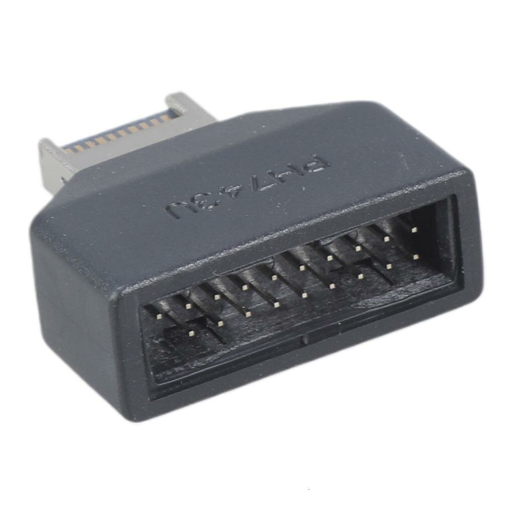 Вертикальный конвертер USB 19Pin 20Pin Header, адаптер для материнской платы Type C