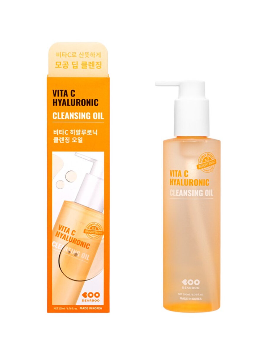 Масло для умывания DEARBOO гиалуроновое с витамином C (интенсивное) 200 мл